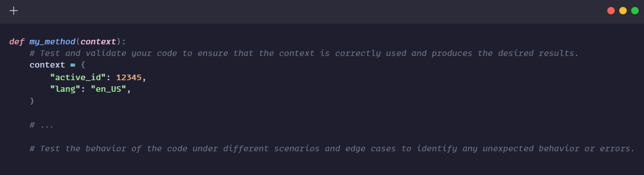 How To Use Context Safely In Odoo With Code Examples